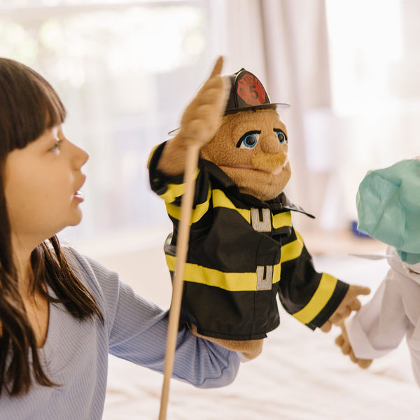 Melissa & Doug Firefighter Puppet - Little Folks NYC