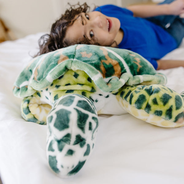 Melissa & Doug Sea Turtle Giant Stuffed Animal - Little Folks NYC
