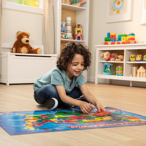 Melissa & Doug U.S.A. (United States) Map Floor Puzzle - 51 Pieces ...